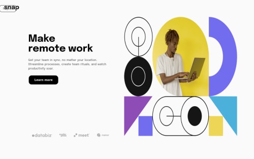 Frontend Mentor | Intro section with dropdown navigation coding challenge solution