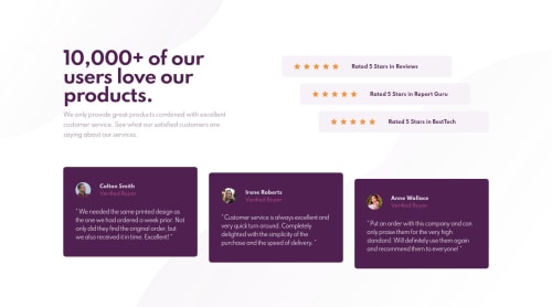 Frontend Mentor | Learning Flex and Grid. coding challenge solution