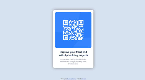 Frontend Mentor Qr Code Component Coding Challenge Solution 7732
