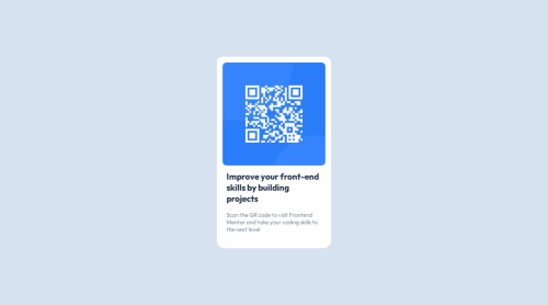 Frontend Mentor | QR Code Challenge coding challenge solution