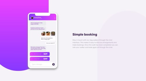 Frontend Mentor | Responsive Chat App CSS Illustration coding challenge solution