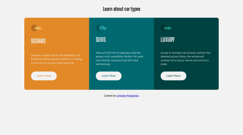 Frontend Mentor | 3-column responsive page using flexbox coding challenge solution