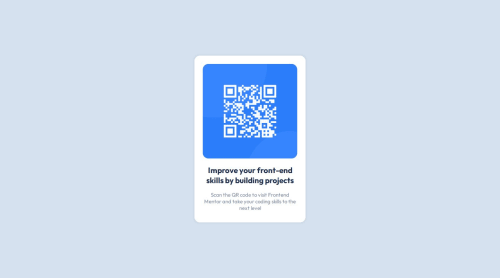 Frontend Mentor | QR Code Content Solution coding challenge solution