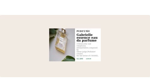Frontend Mentor | A perfume landing page using html and css coding challenge solution