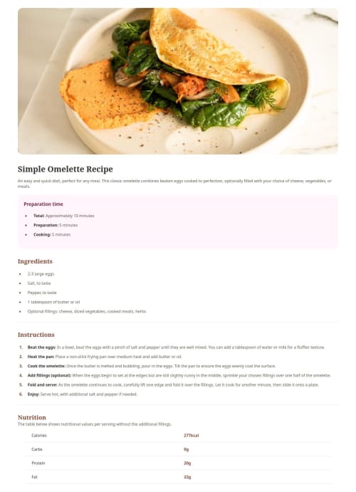 Frontend Mentor | Recipe Page using HTML & CSS coding challenge solution Frontend Mentor | Recipe Page using HTML & CSS coding challenge solution