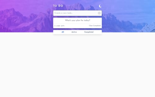 Frontend Mentor | Responsive and Animated Todo App built with React ... Frontend Mentor | Responsive and Animated Todo App built with React ...