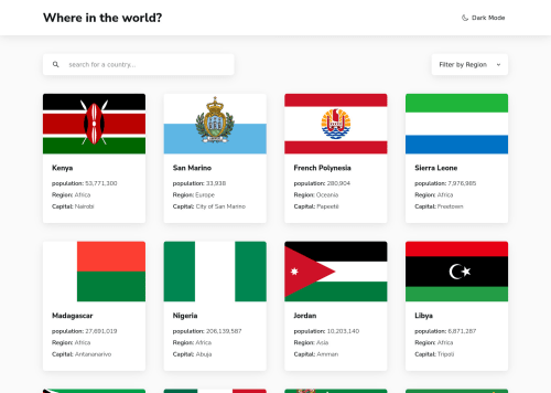 Frontend Mentor Countries Api Challenge Using React And Css Coding Challenge Solution