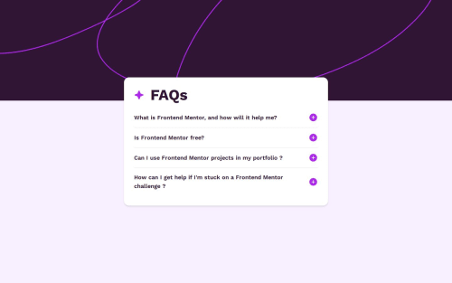 Frontend Mentor | Responsive FAQ Accordion Using React, Tailwind CSS, Framer motion coding ...