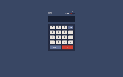 Frontend Mentor Responsive Calculator App Using Html Css Js Coding Challenge Solution