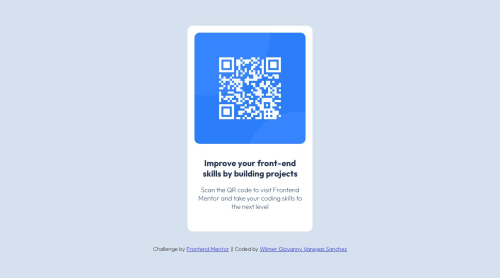 Frontend Mentor | QR code component coding challenge solution