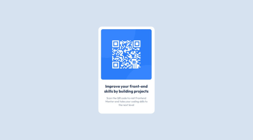 Responsive QR_CODE using CSS Grid coding challenge solution | Frontend ...
