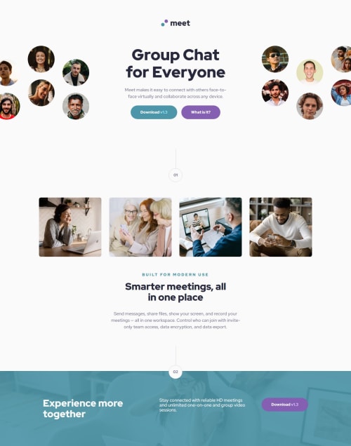 Frontend Mentor Meet Landing Page W Tailwind Coding Challenge Solution