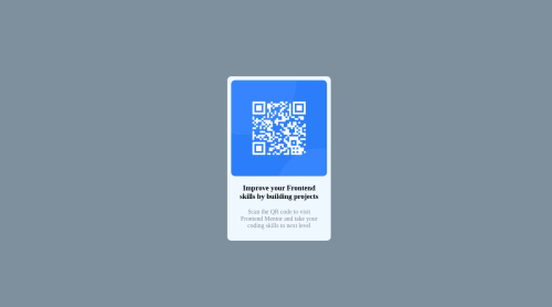 QR-CODE component using react coding challenge solution