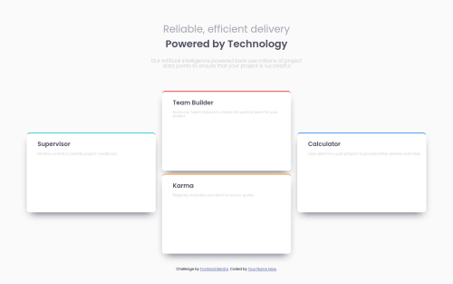 Frontend Mentor | HTML & CSS, flexbox coding challenge solution