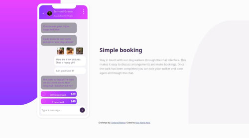Frontend Mentor | Chat_app buliding html css coding challenge solution