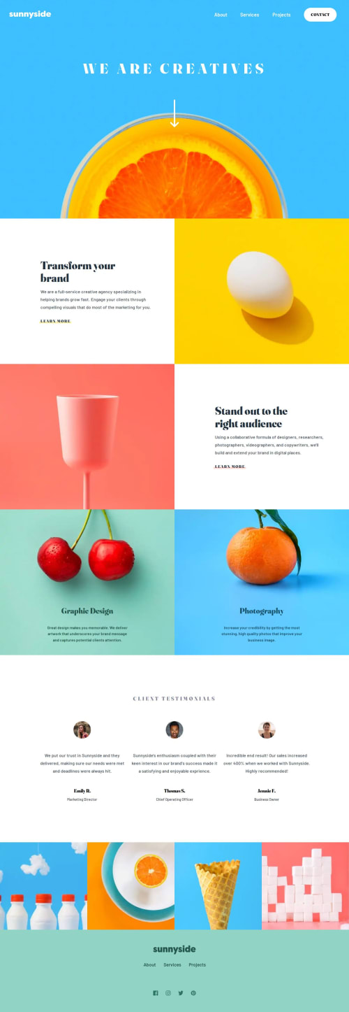 Frontend Mentor Sunnyside Landingpage Sass Bem Vanillajs Coding