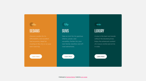 Frontend Mentor | 3-column-preview-card component using GRID coding challenge solution