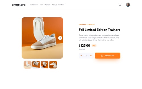 Frontend Mentor E Commerce Product Page With React And Redux Coding 3012