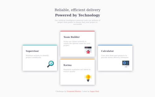 Frontend Mentor | using css flex box coding challenge solution