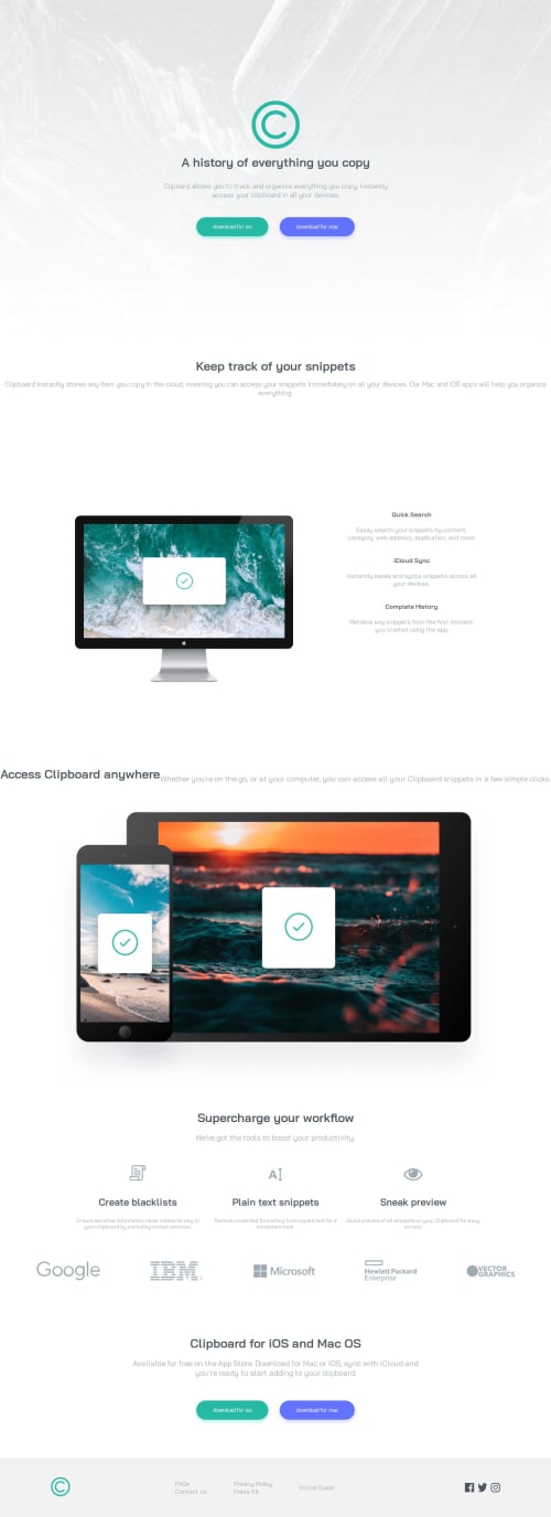 Frontend Mentor | responsive landing page using html css coding challenge solution