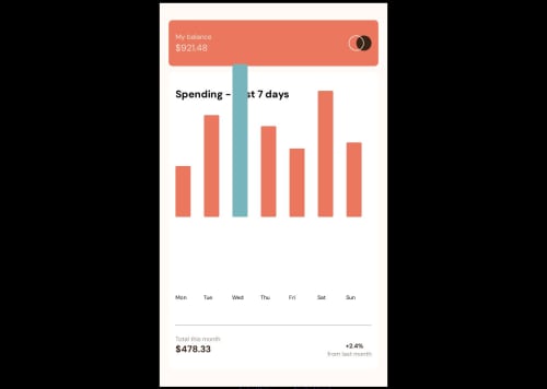 Frontend Mentor | Expenses chart component coding challenge solution