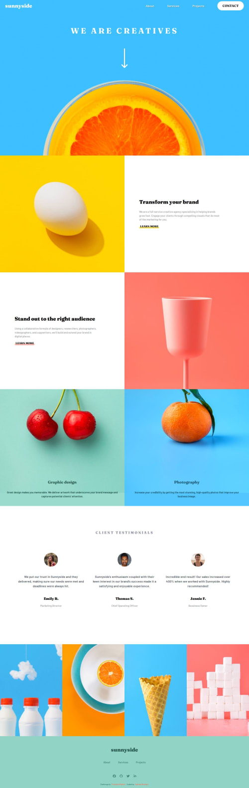CSS FlexBox and CSS Grid and Vanilla JS coding challenge solution | Frontend Mentor