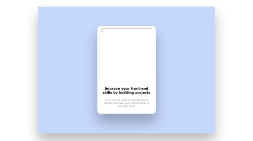 Frontend Mentor | Responsive QR code page using HTML, CSS coding challenge solution