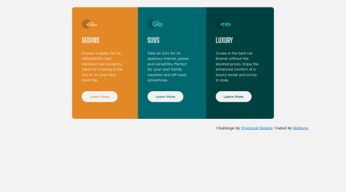 responsive 3 column layout using HTML and CSS coding challenge solution ...