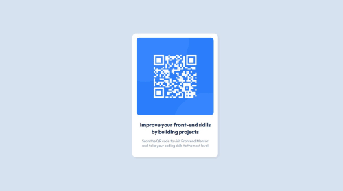 Frontend Mentor | QR-code-challenge coding challenge solution