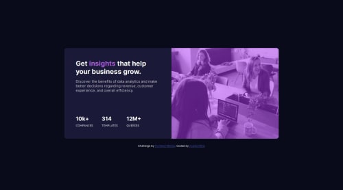 Responsive landing page using flexbox and a media query coding challenge solution