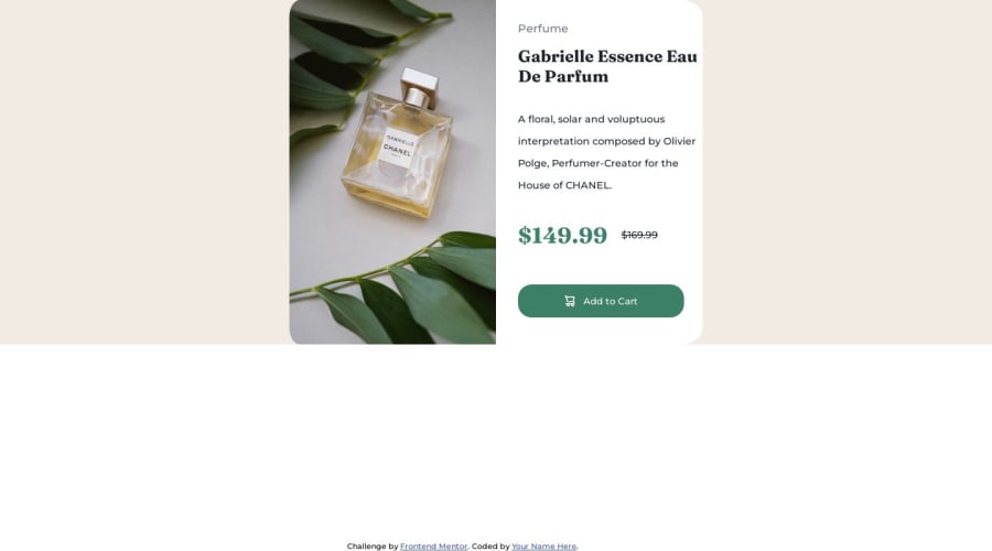 Frontend Mentor Product Preview Card Component Main Coding Challenge