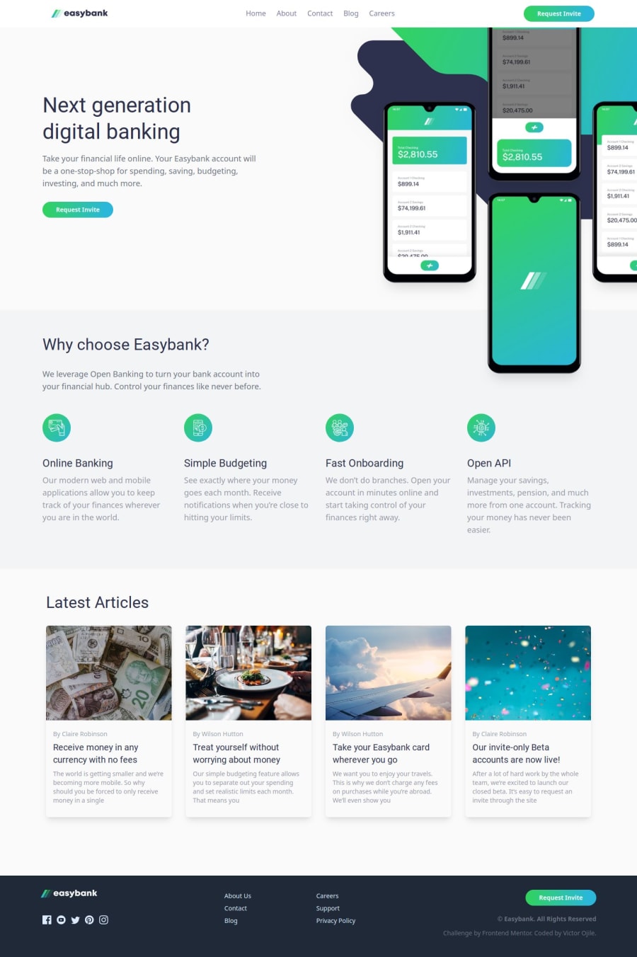 Frontend Mentor Responsive Landing Page With React And Tailwind Css Coding Challenge Solution