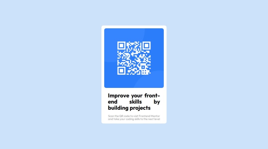 Frontend Mentor Implementación Qr Code Component Coding Challenge