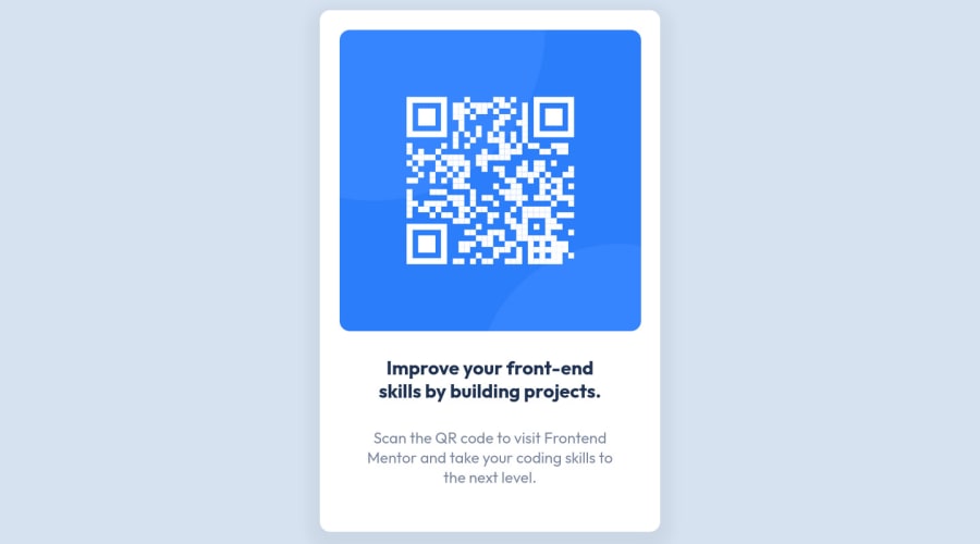 Frontend Mentor My Personal Solution To The Qr Code Challenge On