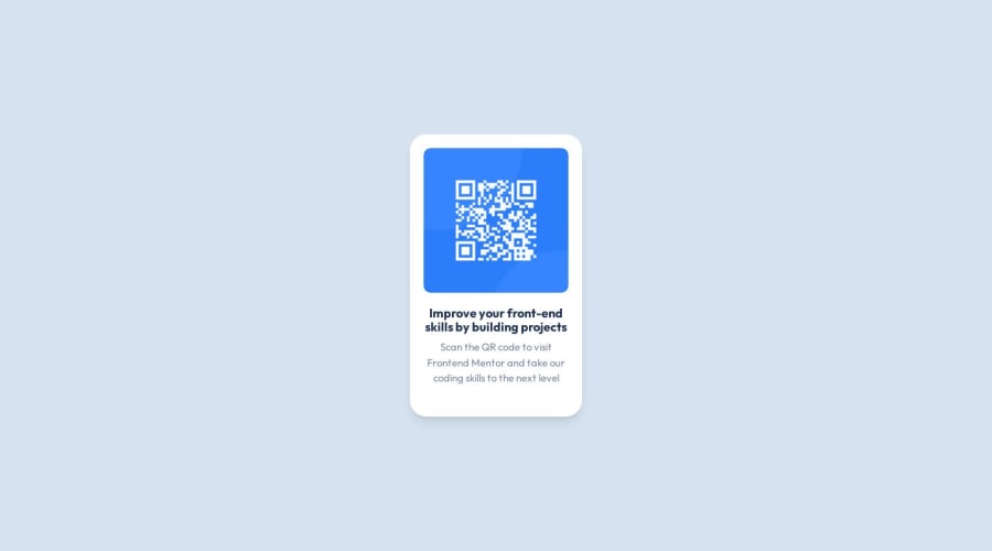 Frontend Mentor Qr Code Using Reactjs Tailwind Css Coding Challenge Solution