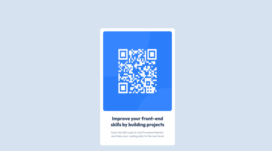 Frontend Mentor Qr Code Component Using Only Html Css Coding Challenge Solution