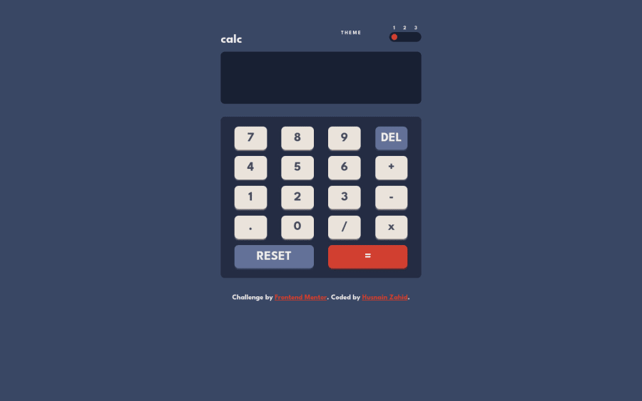 Frontend Mentor Responsive Calculator Html Css Javascript Coding Challenge Solution