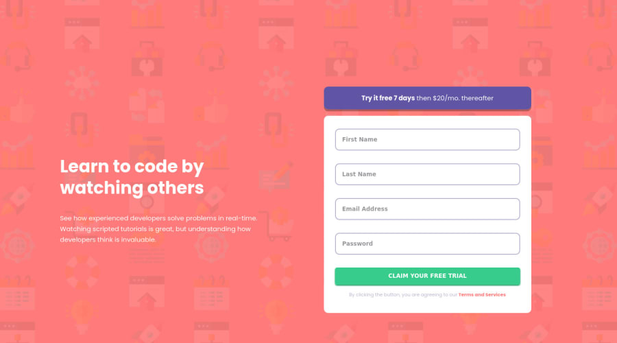 Frontend Mentor Html Css Javascript Flexbox Dom Coding Challenge Solution