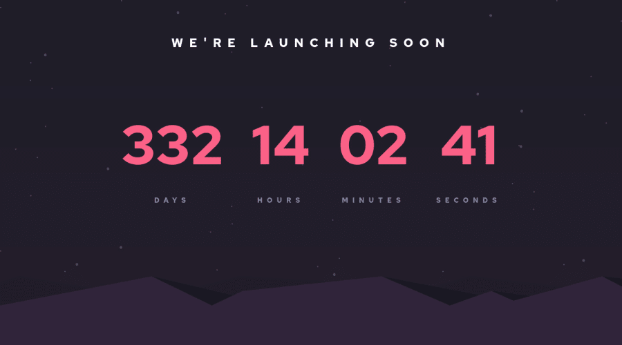 Frontend Mentor | Launch Countdown Timer coding challenge solution Frontend Mentor | Launch Countdown Timer coding challenge solution