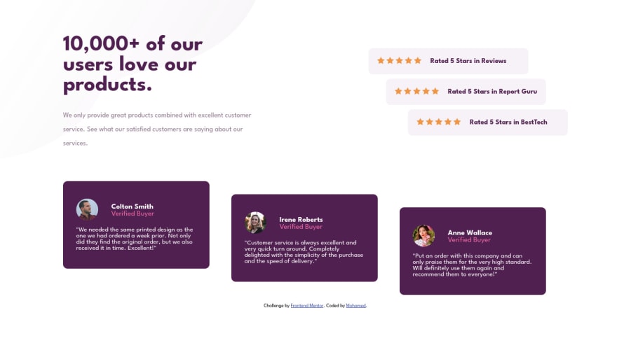 Frontend Mentor Social Proof Section Master Using Html And Css Coding