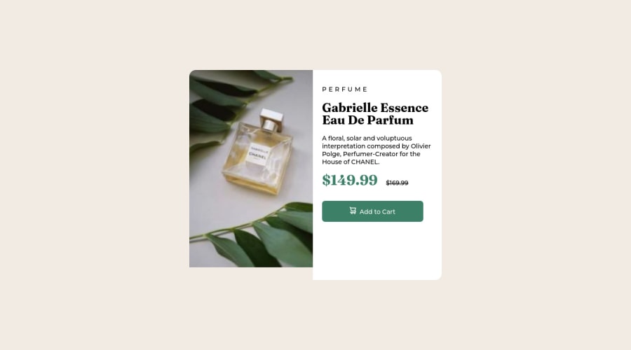 Frontend Mentor Product Preview Card Using Css Flexbox Coding