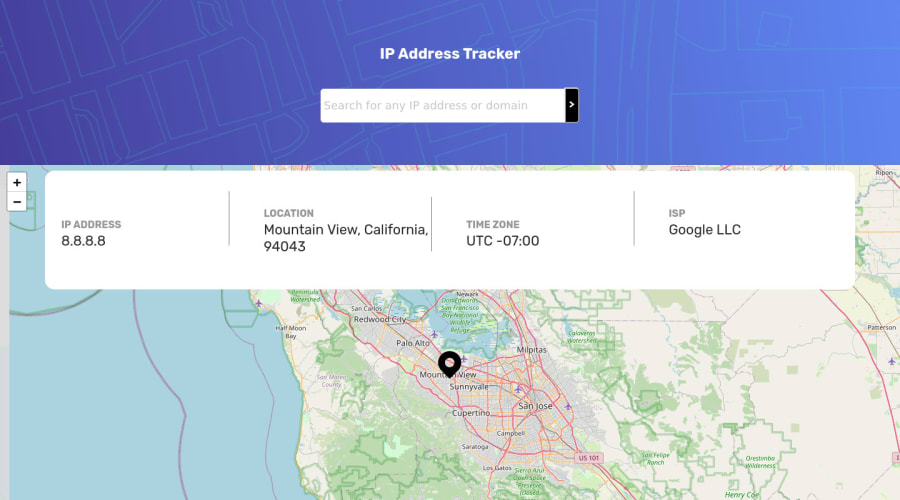 Frontend Mentor Ip Address Tracker React W React Leaflet Coding