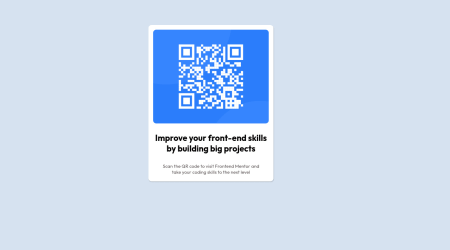 Frontend Mentor Qrcode With Flexbox Coding Challenge Solution