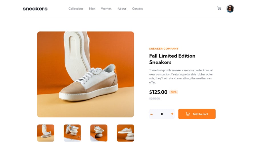 Frontend Mentor E Commerce Product Page Built With React Coding