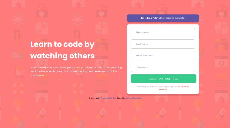 Frontend Mentor Mobile First Html Css And Js Coding Challenge Solution