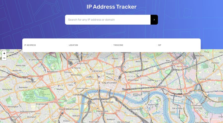 Frontend Mentor Ip Address Tracker With React Tailwind Coding
