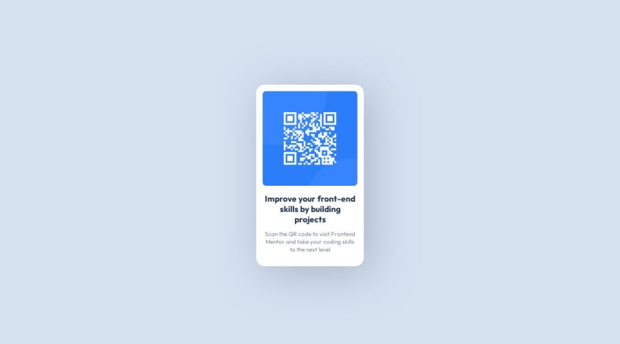 Frontend Mentor Qr Code Challenge Coding Challenge Solution