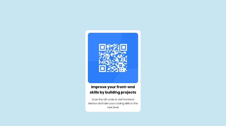 Frontend Mentor A Qr Code Using Html And Scss Coding Challenge Solution