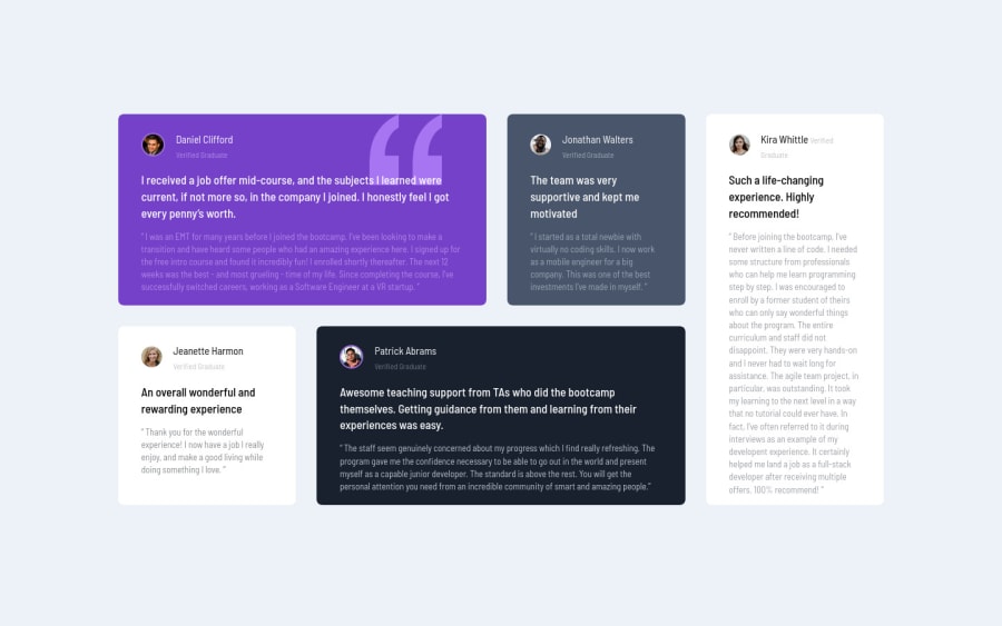 Frontend Mentor Mobile First With Css Grid Coding Challenge Solution