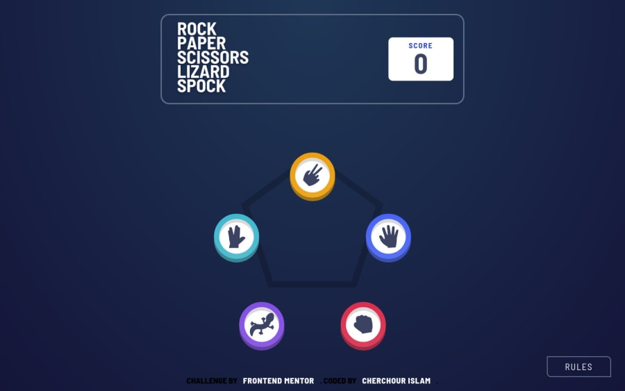 Frontend Mentor Rock Paper Scissors Master Using Htmlcss And Javascript Coding Challenge Solution